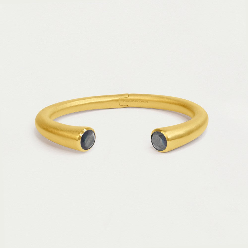 Signature Hinge Twin Cuff - Gold / Labradorite – 180 Pure Home